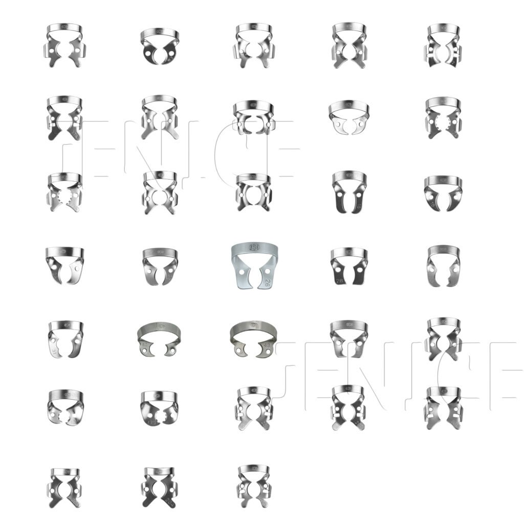 KSK Rubber Dam Clamps, Molar 橡皮障夾(大臼齒) | 健良牙材JENICE Dental
