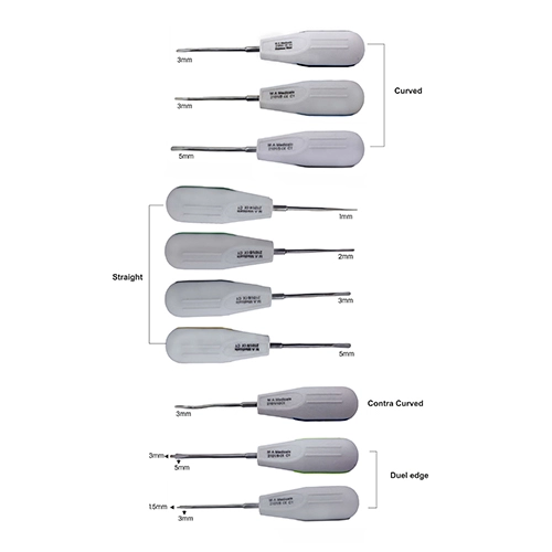 MA Dental Luxating elevators kit - 10pcs. | 健良牙材JENICE Dental