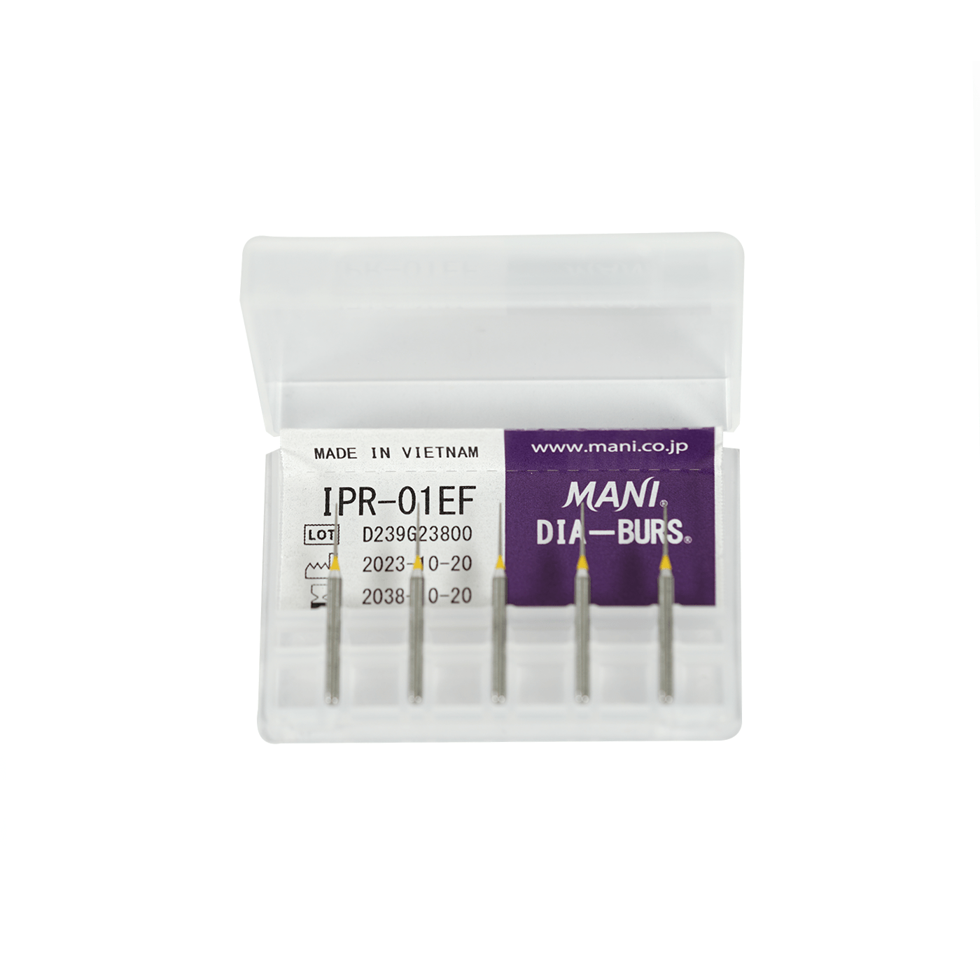 MANI Diamond Burs IPR-01EF | 健良牙材JENICE Dental